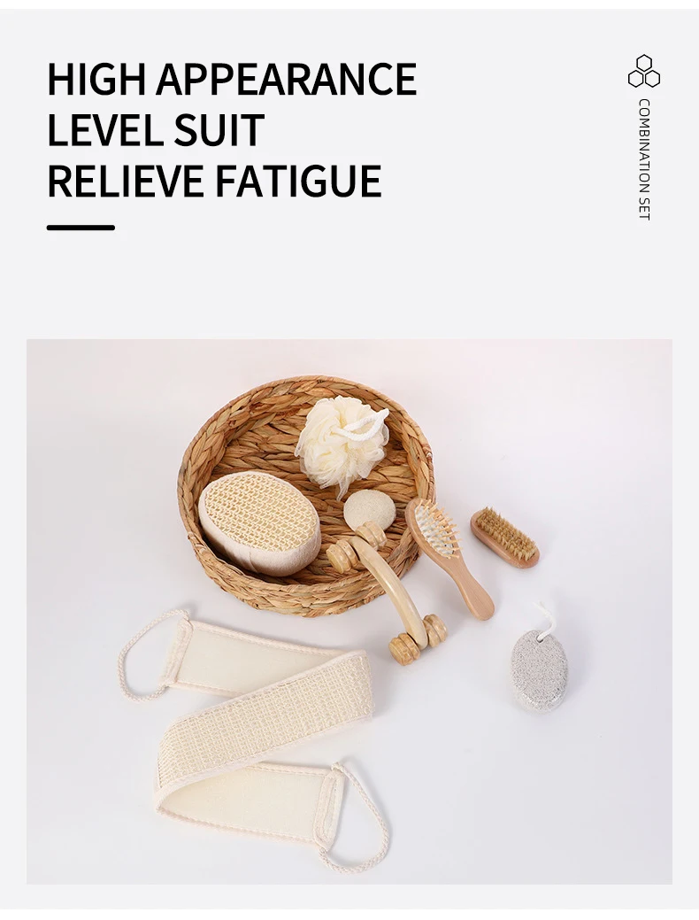 Vegan Bathing Set Includes Washing and Body Cleaning Tools Comes in ...