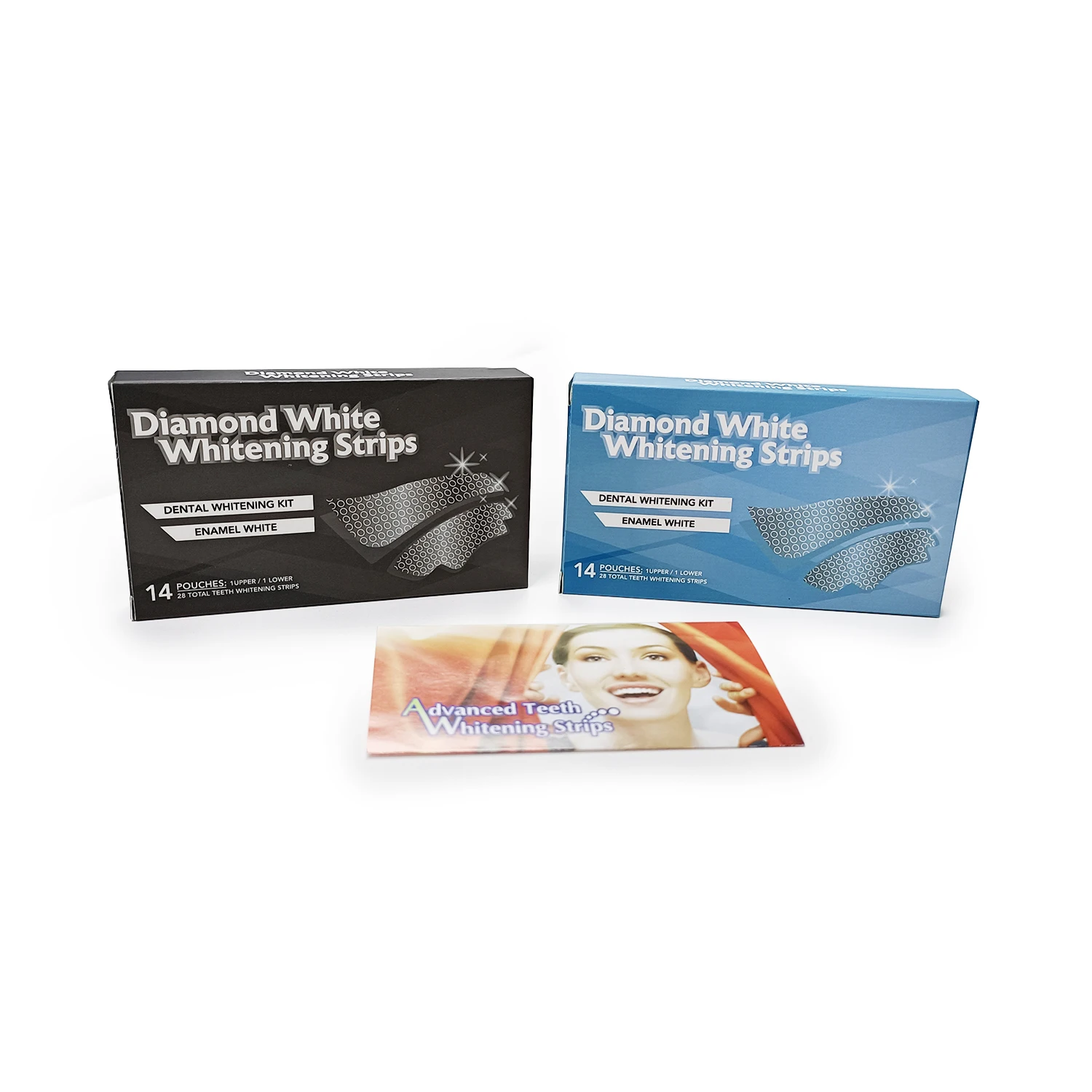 Private Label Non Hp Peroxide Teeth Whitening Dry Gel Strips With
