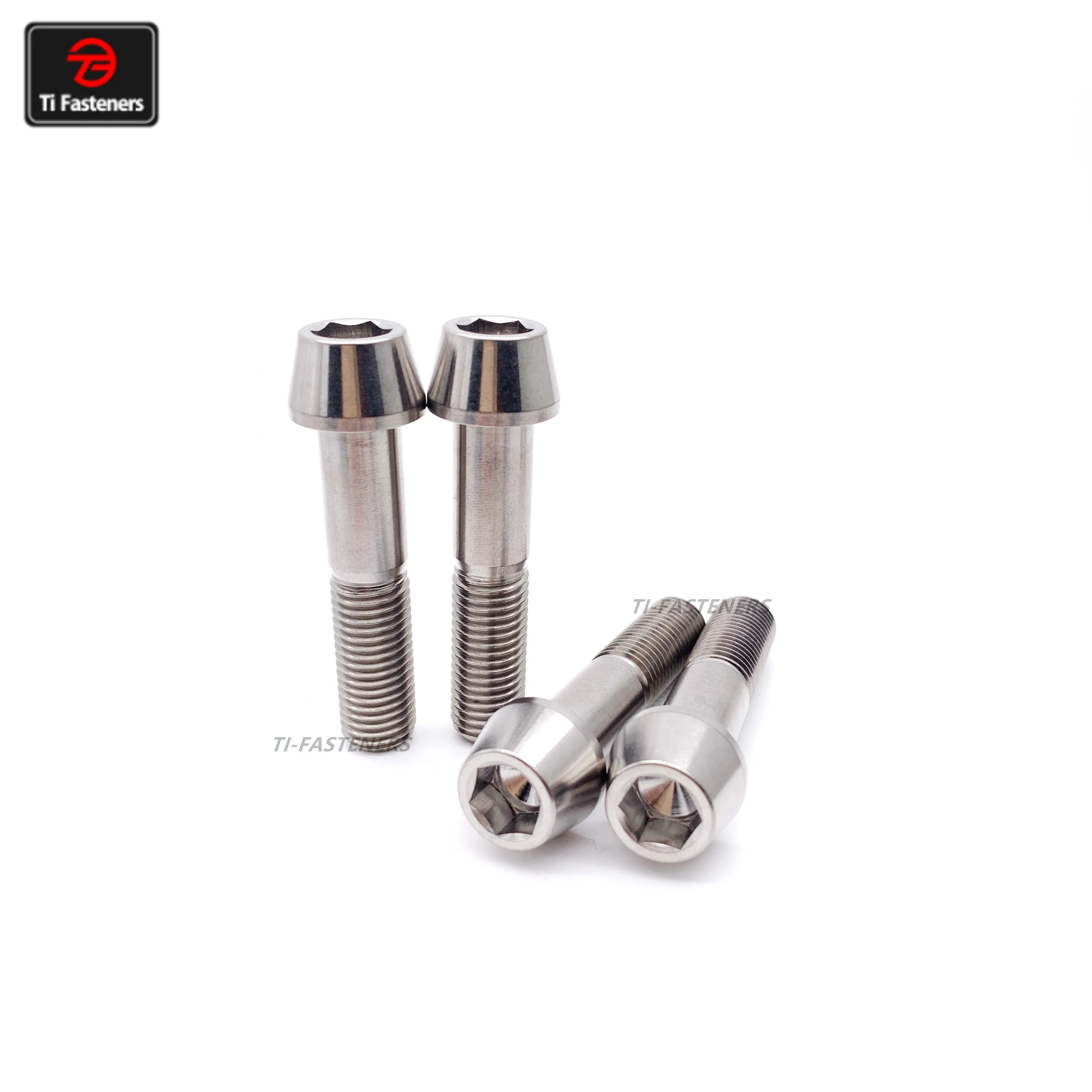 Tapered Socket Cap Bolts Grade5 Titanium M5 M6 M8 M10 M12 Cnc Machined 6al/4v(tc4)grade 5 ...