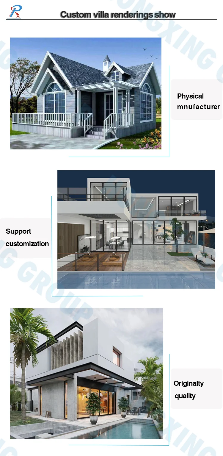 Light Steel Structure Villa 1:1 Building Scale Model - Buy Durable ...