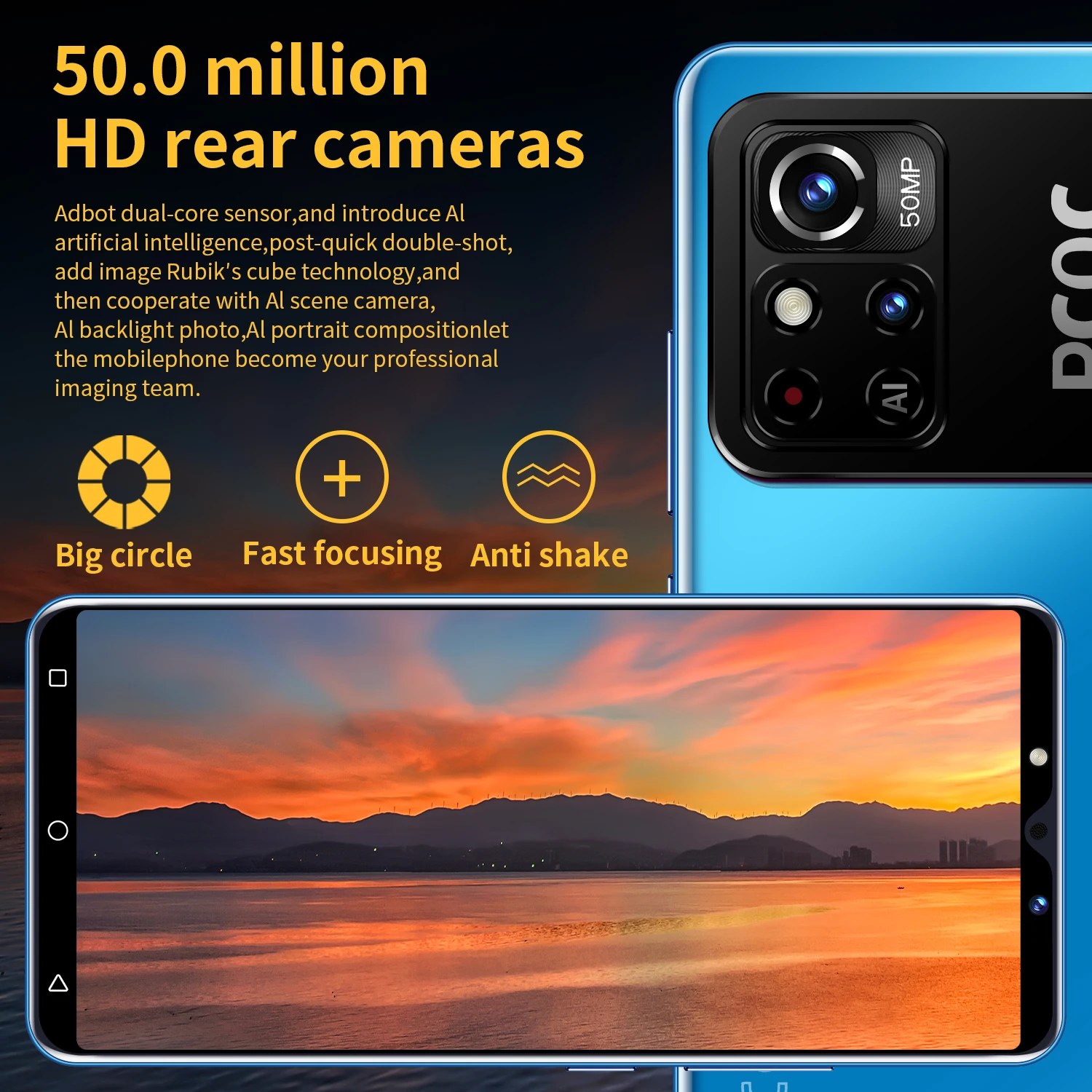 Cheap M4 Pro 16gb+512gb Smart Android Phone 6800mah Dual Sim Dual ...