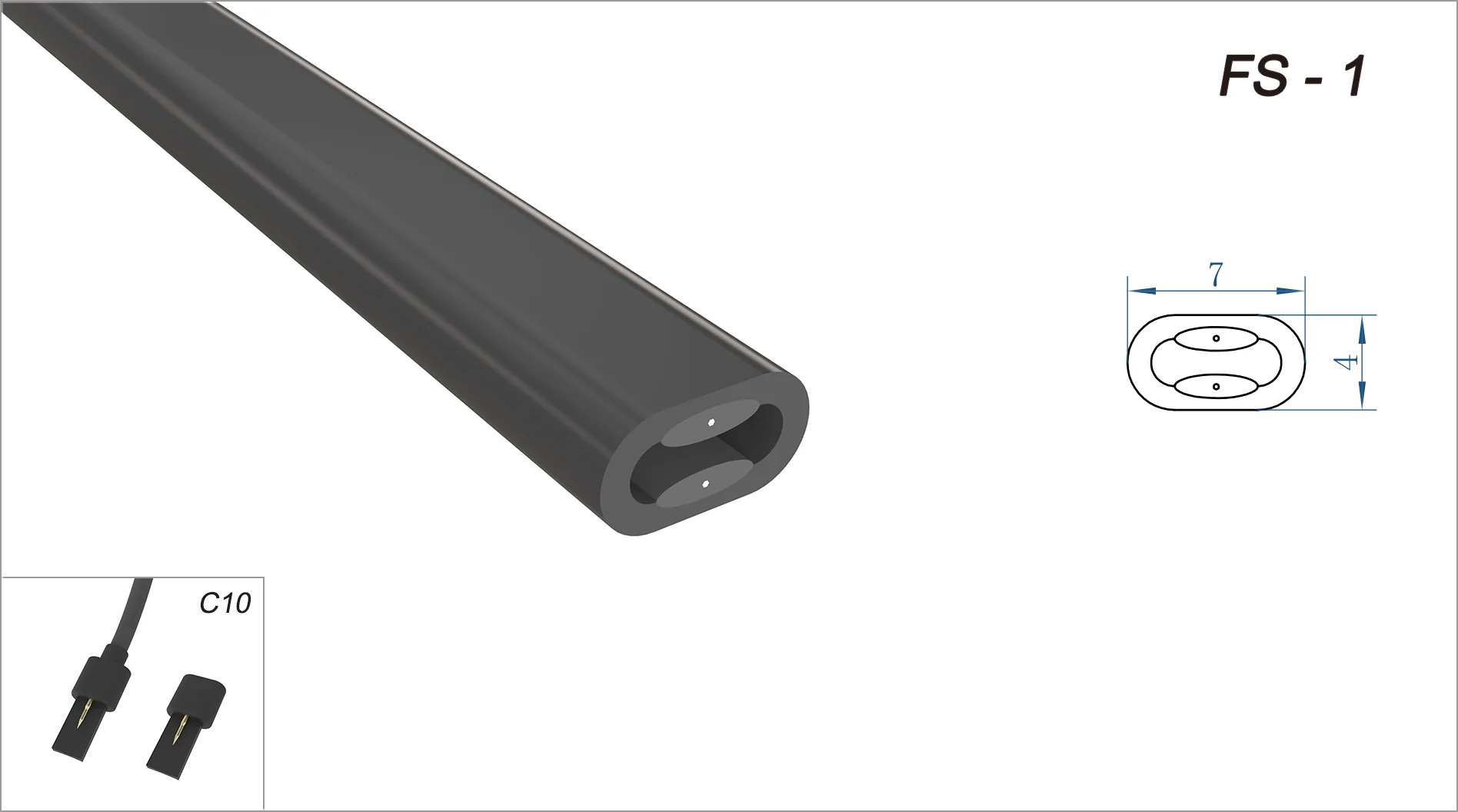 FS-1 Rubber Electric Safety Edge for Industrial Doors