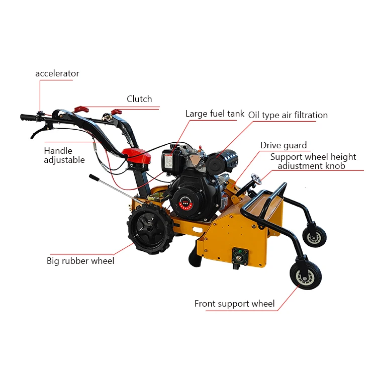 2025 New AG Agricultural Weeding Machine Weeder Rotary Hand Maize Farm ...