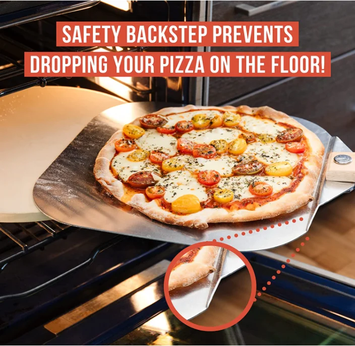 OEM Professional Metal Handle Pizza Spatula Shovel Rectangular Pizza ...