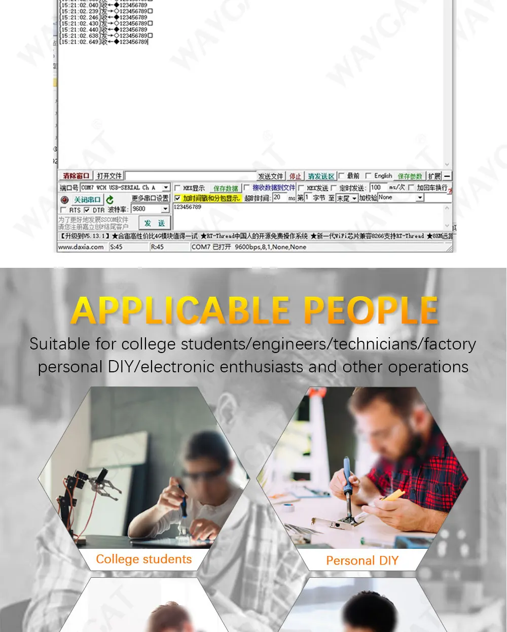 Usb To Ttl 4-way Converter Adapter Module Usb To Serial Port Downloader ...