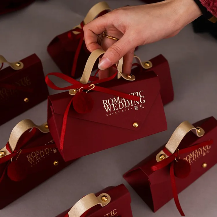 Paper double happiness Chocolate Box wedding favour Packaging ...