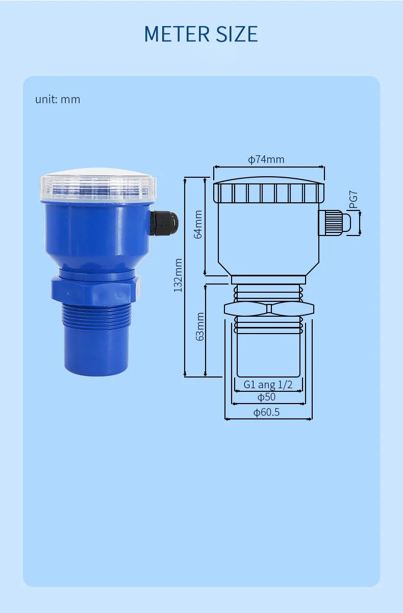 4-20 MA Water Tank Measurement - Ultrasonic Level Gauge