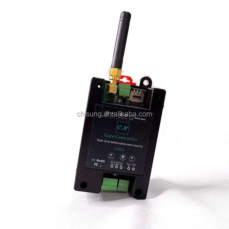 Smart Relay Control G203 - 4G GSM Gate Opener Solution