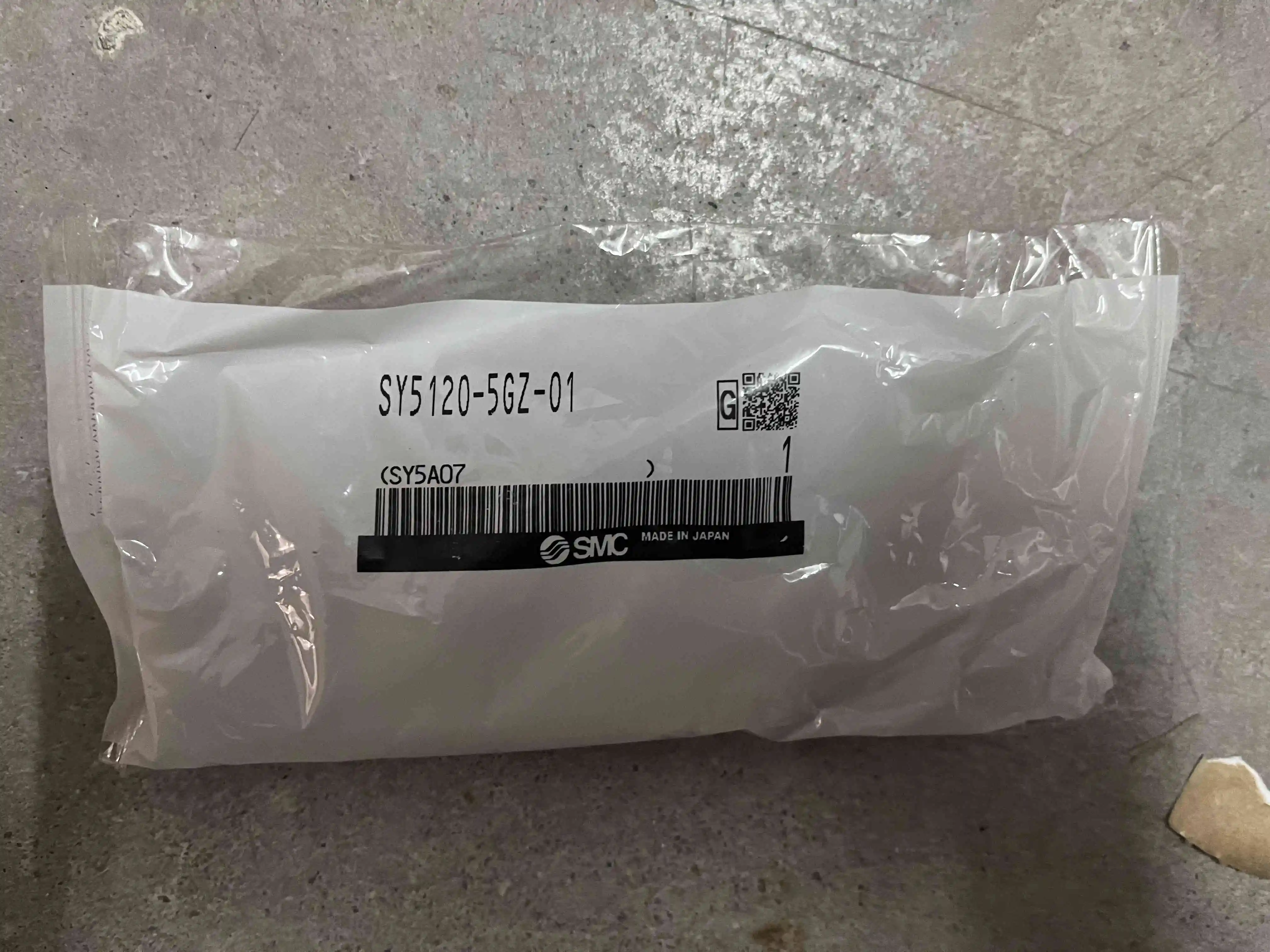 Smc Original 5-way Solenoid Valve Sy5120-5gz-01 Direct Piping Type 2 ...