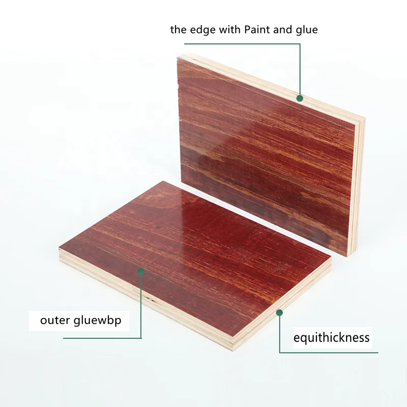 18mm Formwork System Plywood Shuttering Red Board Phenolic Wood Boards ...