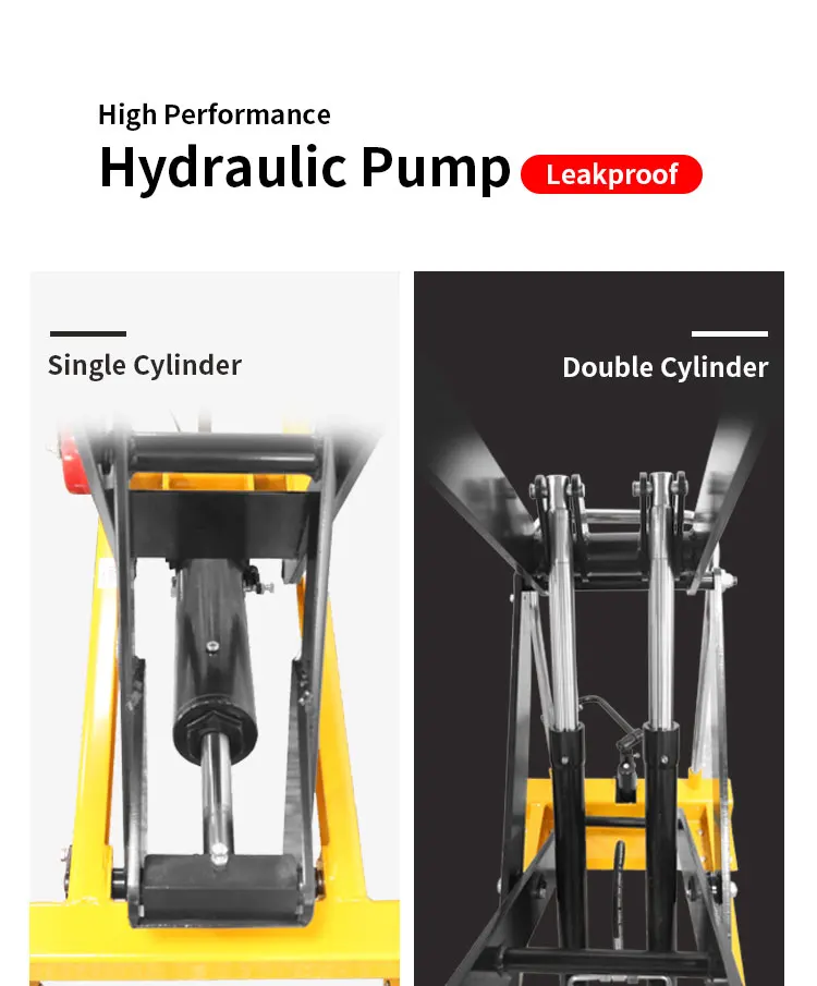 150kg 350kg 500kg 1000kg Hydraulic Large Lift Up Table Lift Table Cart ...