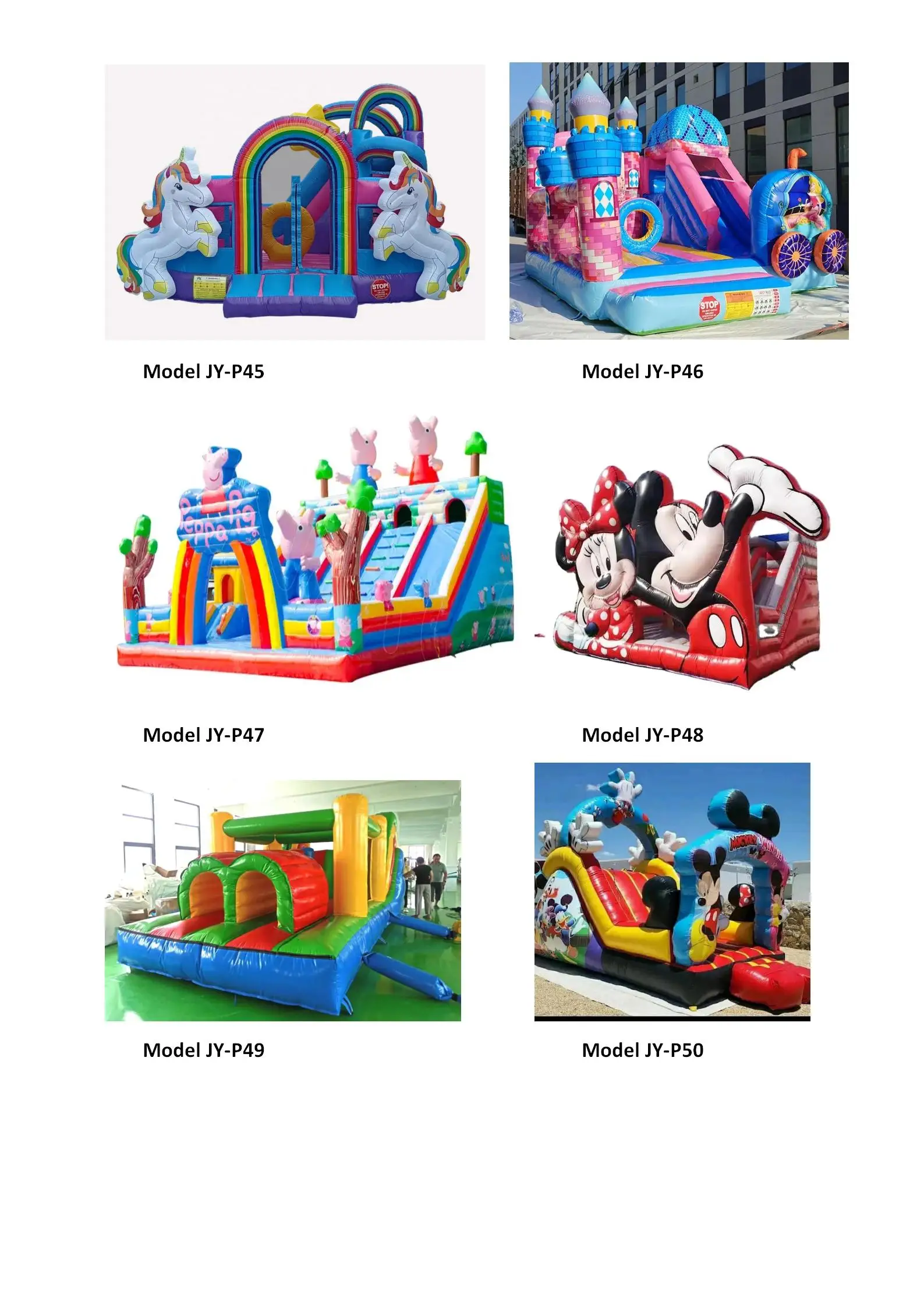 Factory Customize Large Pvc Bouncy Castle Inflatable Slide Jumper ...