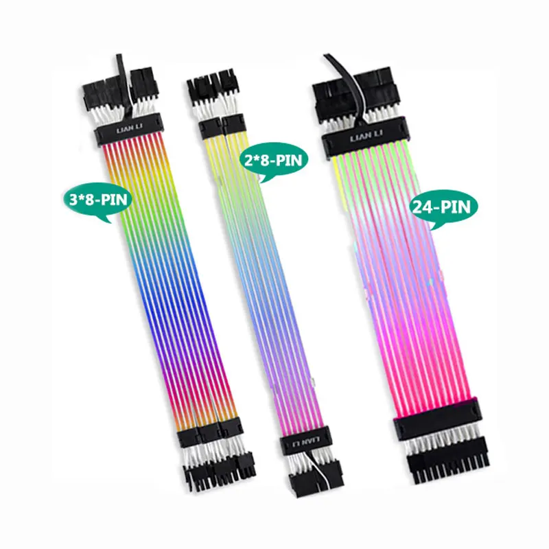 Strimer Plus V2 RGB PSU Extension Cable Kit - ATX 24pin