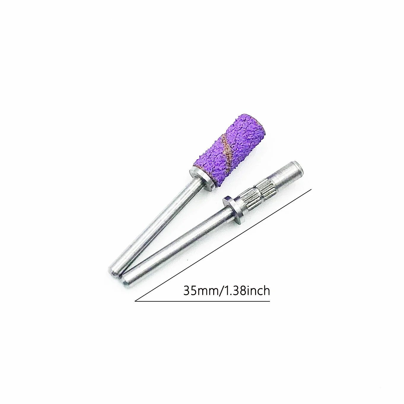 Aproms 3.1mm Small Nail Sanding Bands Mandrel Cuticle Gel Callus ...
