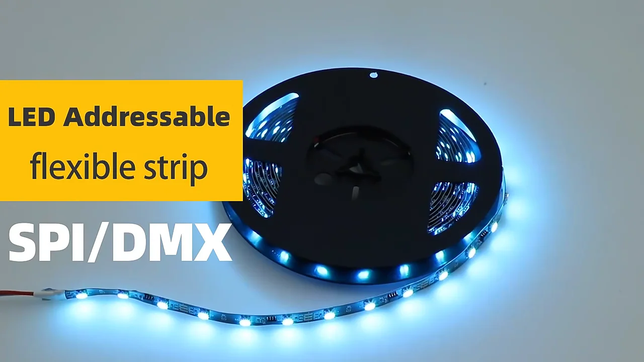 Chasing Flowing Water Running 5v 24v Digital Addressable Tira Led Stripe Ws2811 Pixel 12v 5050 ...