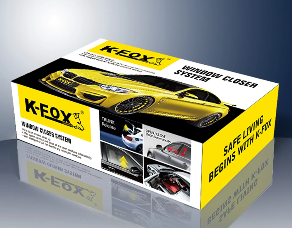 Car Power Window Kit with Universal Window Closer - K-FOX