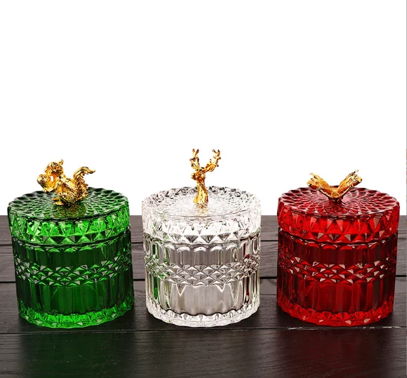 Luxury Glass Pot - Perfect for Home Decor & Jewellery Storage