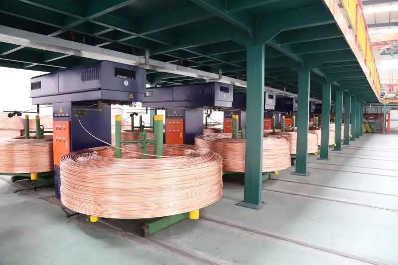 Cable Laying Up 1000t Upward Continuous Casting Machine For Copper Wire ...