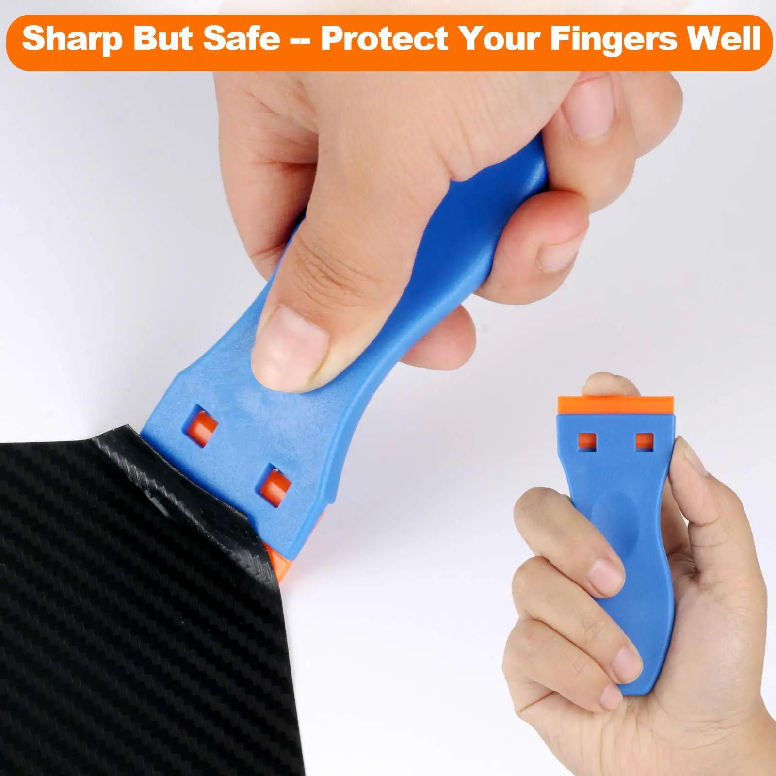 Plastic Razor Blade Scraper Wall Putty Knife Multi Types Remove Label ...