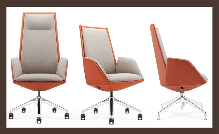 FURICCO Regulator Hide Reception Chair - Modern & Durable