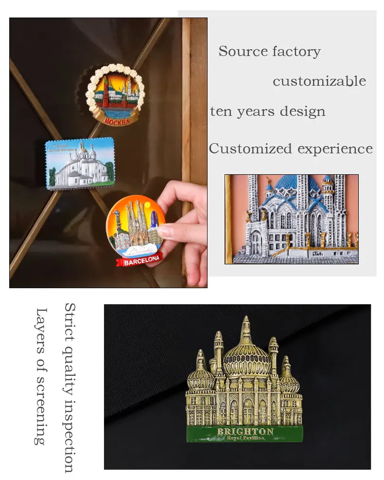 Customized Resin Fridge Magnets - Perfect for Kitchen Decor