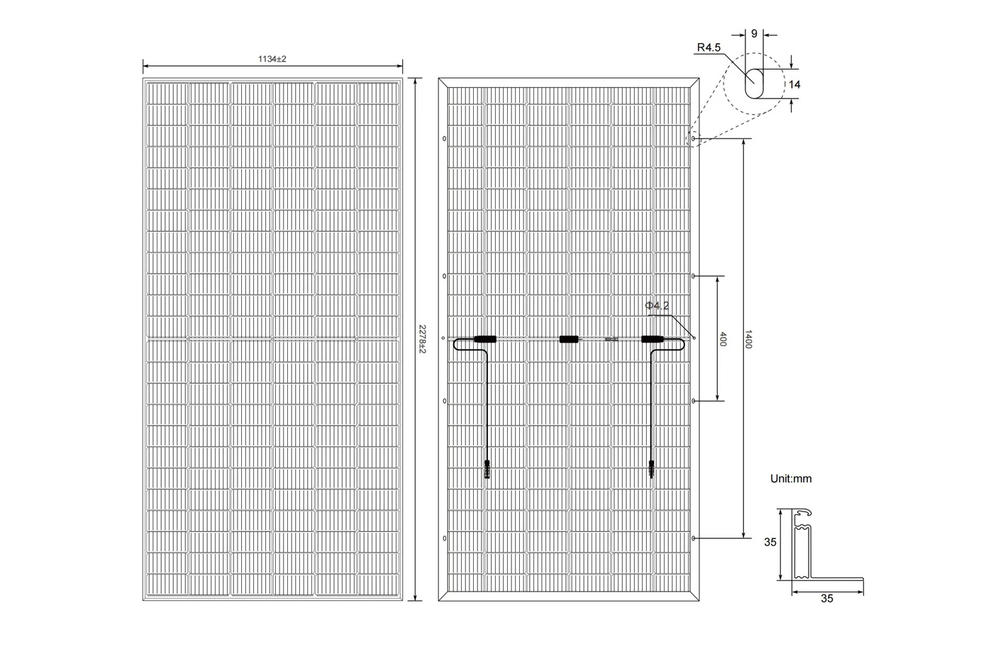 182mm 144 Cells Bifacial 550 Watt Paneles Solares Chinos Best Precio ...