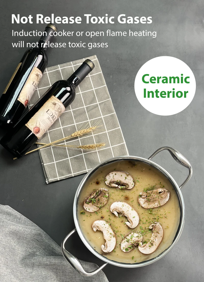 Wholesale Double Etching Honeycomb Cooking Pots and Pans Kitchen ...