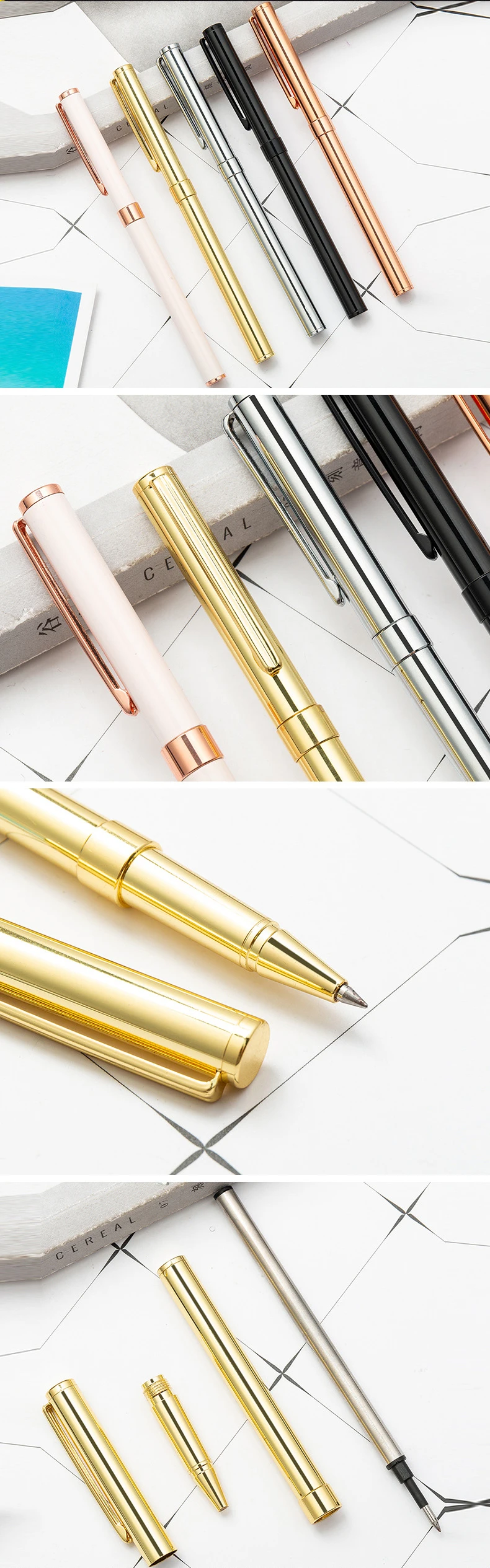 XIER Gel Ink Business Metal Pens - Customizable Office & School Stationery