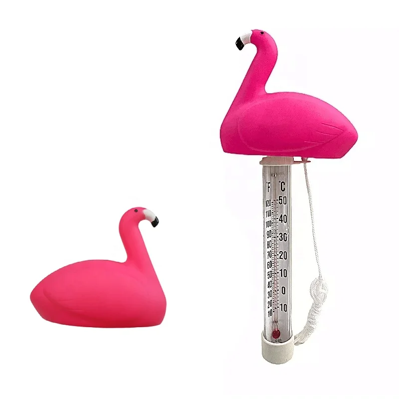 Eco-friendly Pink Pool Animal Thermometer For Spas & Swimming Pools ...