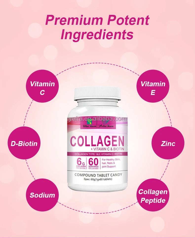 Private Labels Collagen Glutathiones Capsules Vitamin C Pills Pure ...