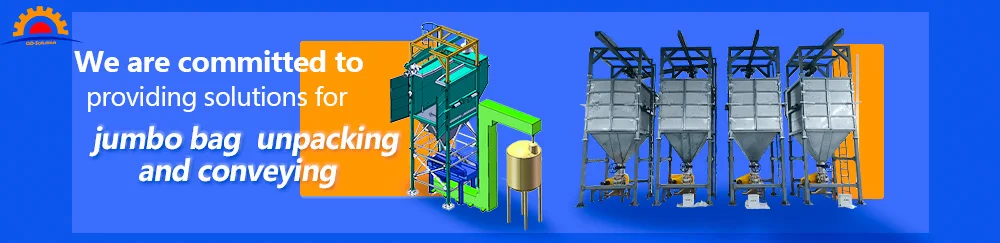 jumbo bag discharger and Jumbo Bag Unloading Station High Speed Bulk ...