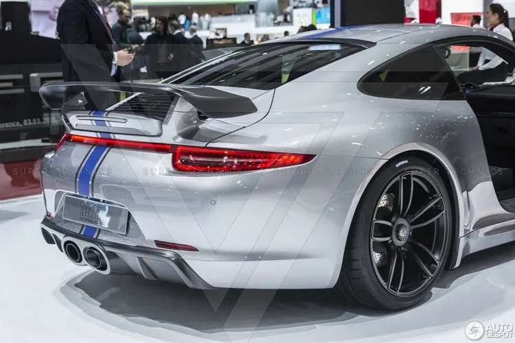 Tech Style Carbon Fiber Rear Spoiler for Porsche Carrera 911 991 2012 ...