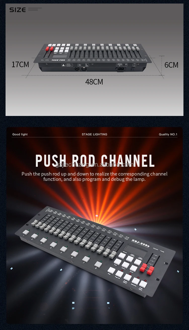 Factory Price Dmx 512 Lighting Controller 256 Dmx Console Dj Equipment ...