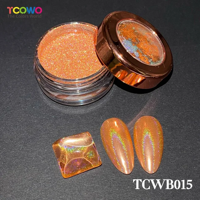 Wholesale Laser Powder Holographic rainbow Effect Pigment Dust Nail ...