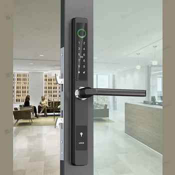 Goking Anti-theft Sliding Door Security Lock With Handle Biometric ...