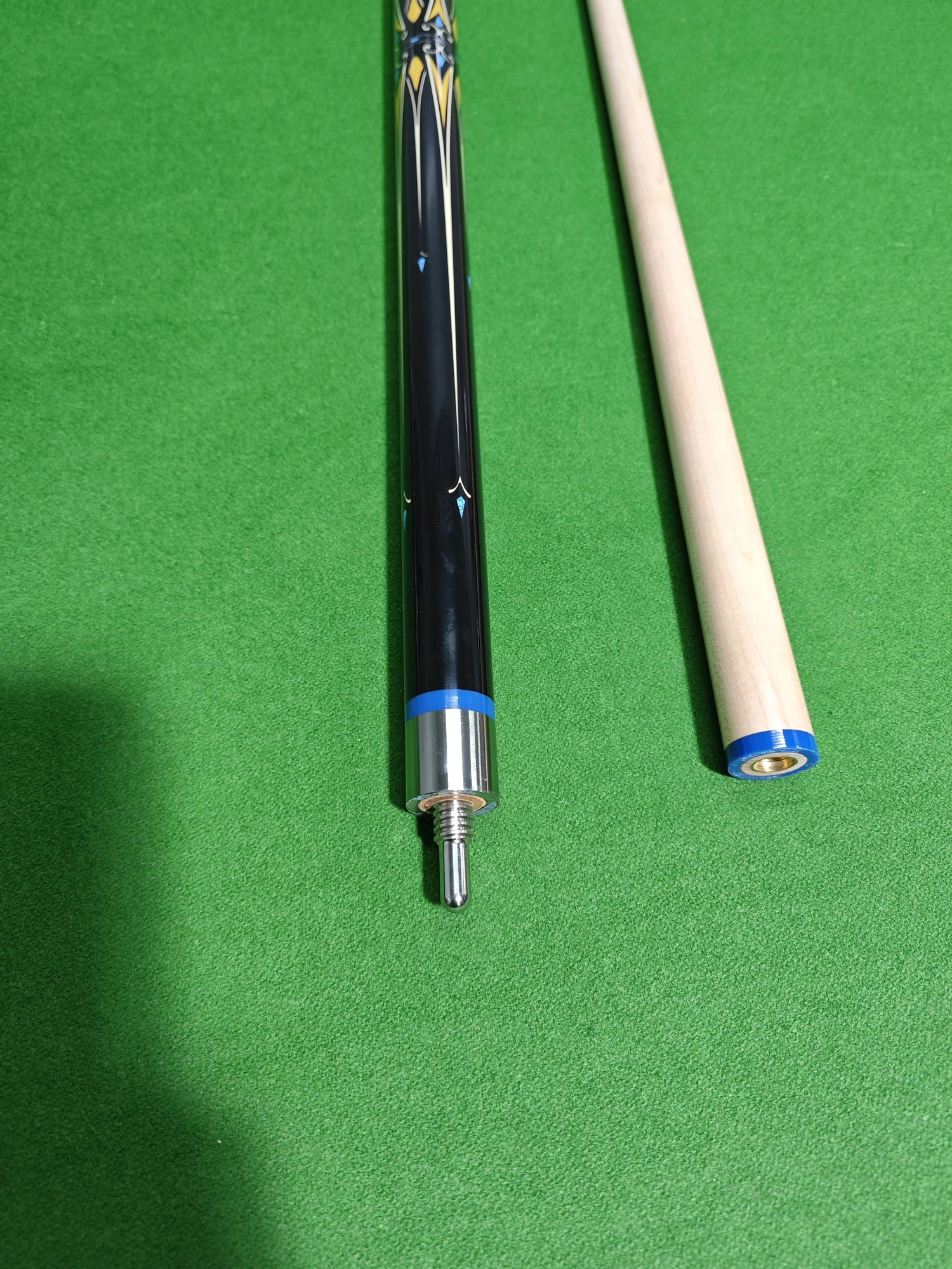 American Style 9 Ball Billiard Pool Cue Stick 19oz With Shafts And Tips ...