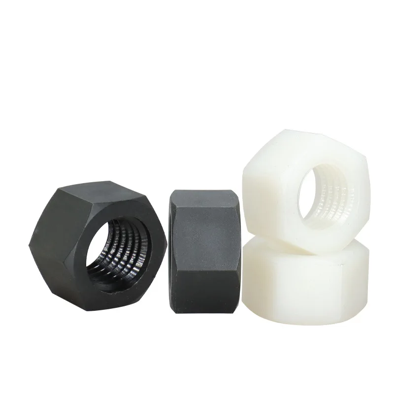 M4 Black Nylon Hex Nuts Nylon Hexagonal Locking Nut - Buy Nylon ...