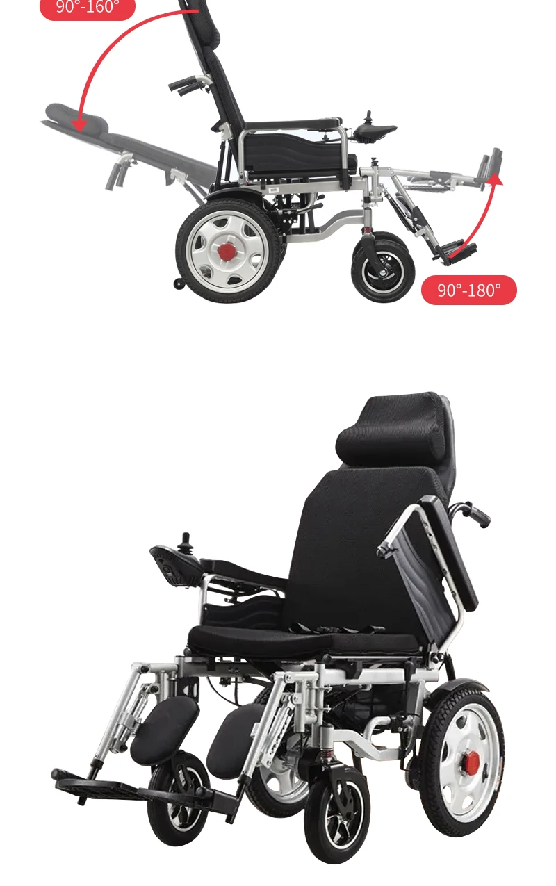 Folding Lightweight Portable Motorized Power Wheelchair