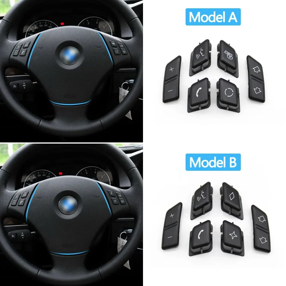 Replacement Control Switch Cover Car Steering Wheel Button For Bmw 3 ...