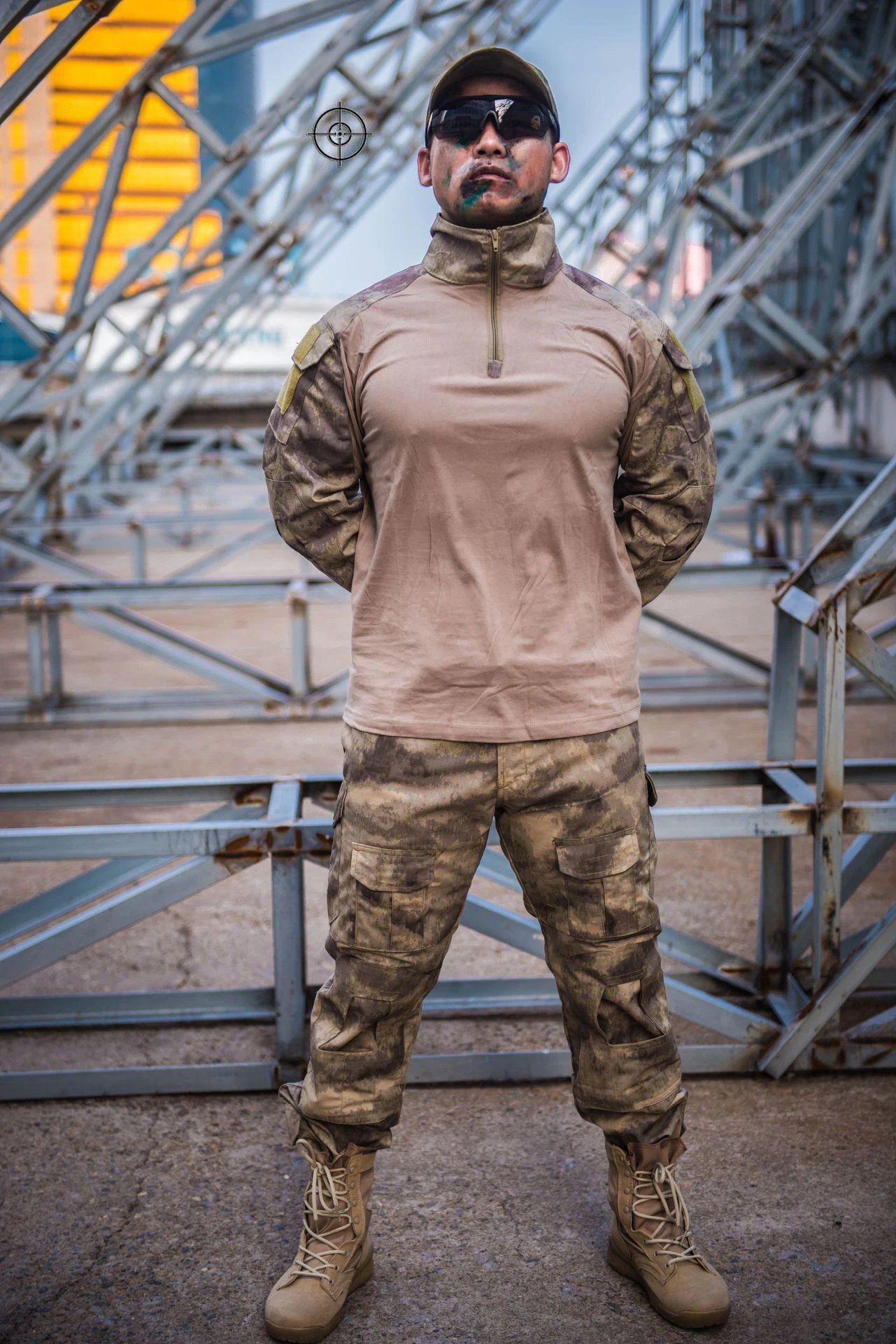 2024 Tactical Combat Uniform Shirt and Pants with Elbow and Knee Pads ...