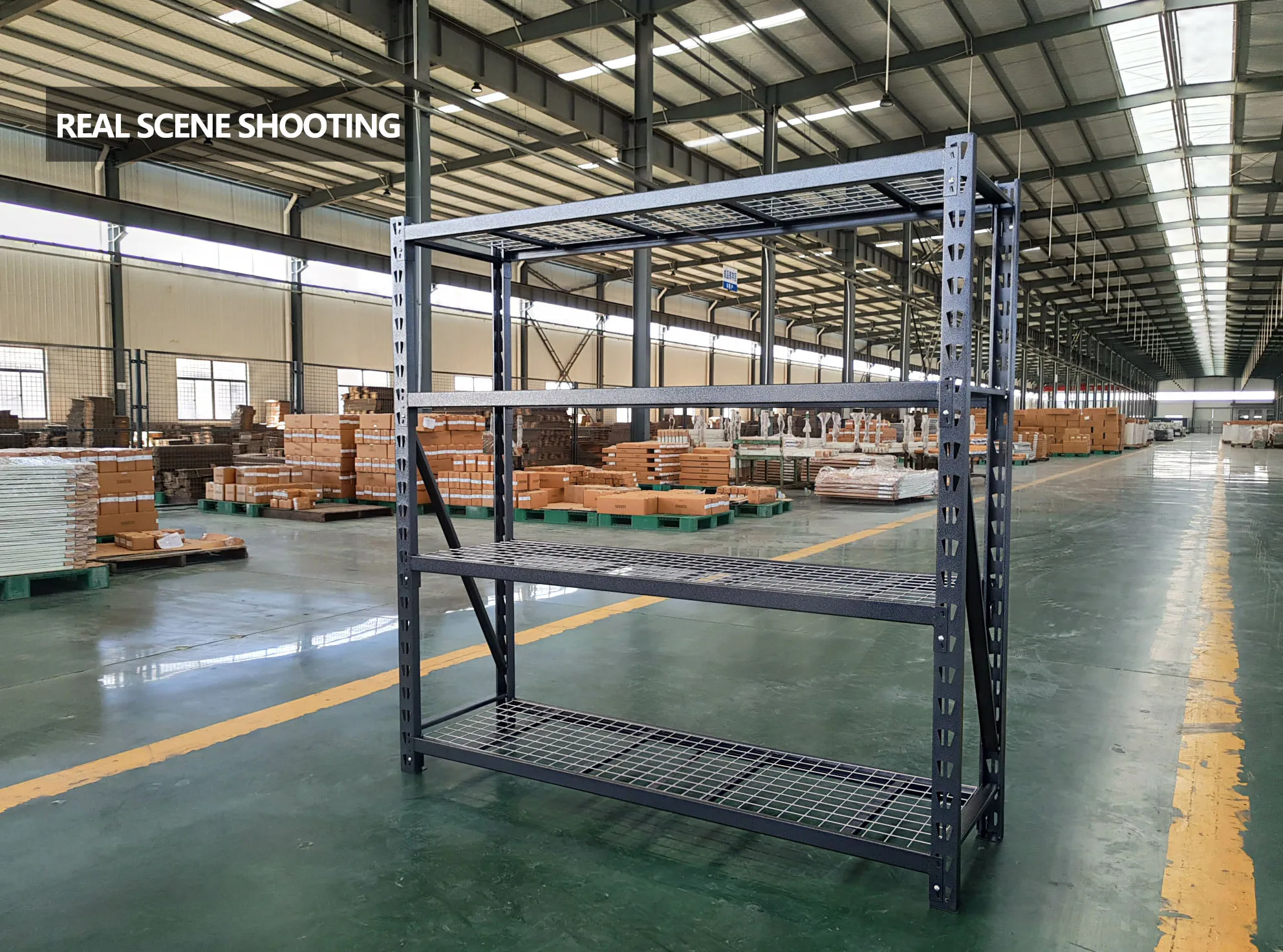 Heavy Duty Longspan Steel Shelves Industrial Shelving Warehouse Storage ...