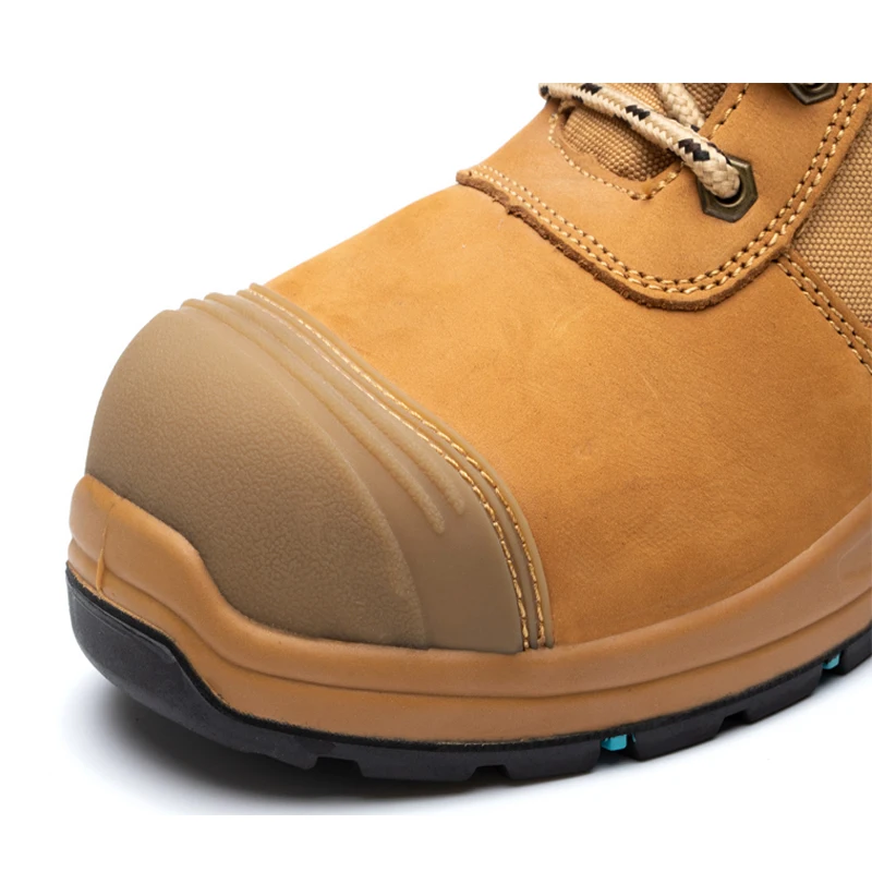Nubuck Leather Heavy Duty Work Security Boots Industrial Construction ...