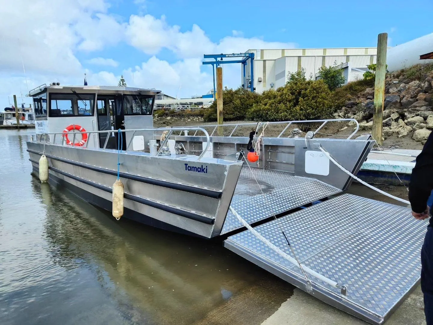 11m X 4m Aluminum Landing Craft Boat for Sale | Marine Grade, Outboard ...