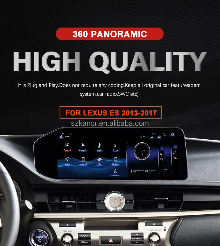Lexus ES350 Touch Screen Upgrade - Android 13 & Carplay