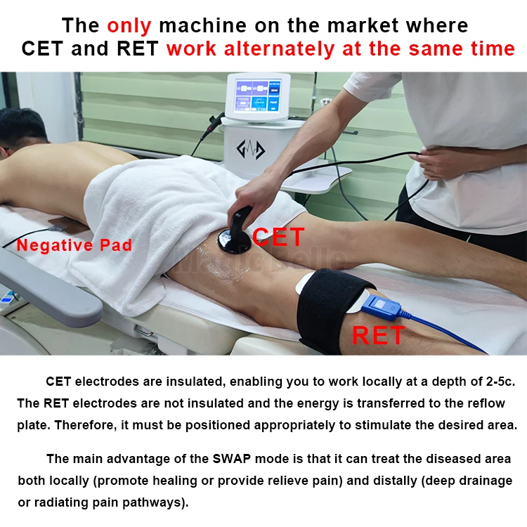 448khz Ret Cet Rf Tecar Therapy Physio Machine Forceps Diathermy ...
