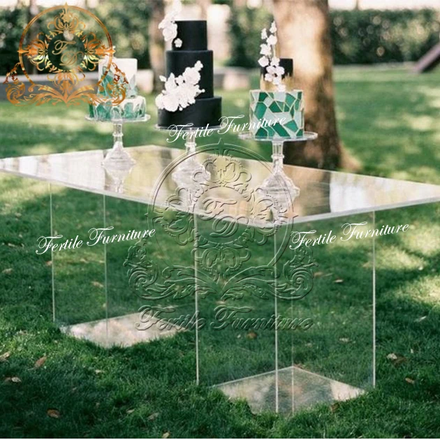 Acrylic table for party store