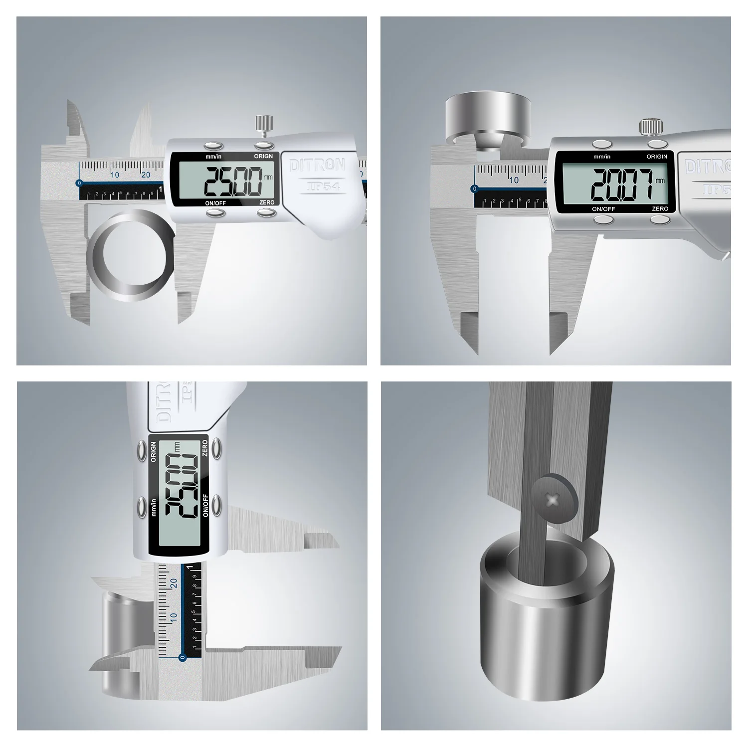 Factory Supply Ip54 Waterproof 150 Mm 6 Inch Calipers Precise ...