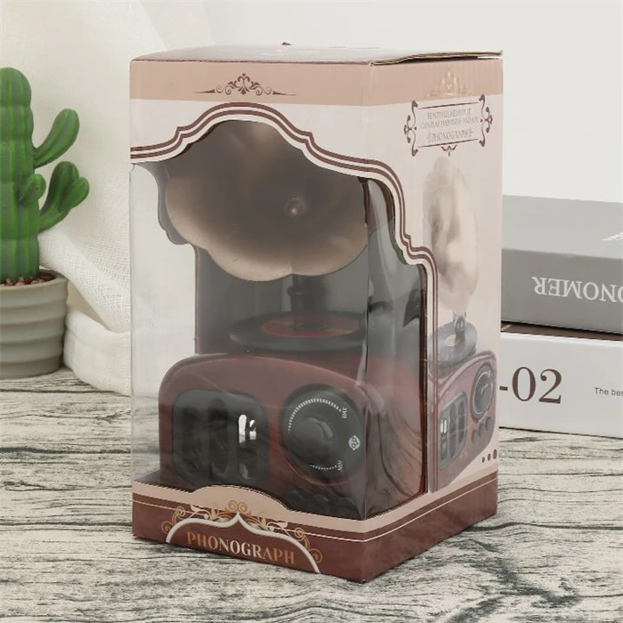 Retro Phonograph Like Turntable Gramophone Art Disc Music Box Antique ...