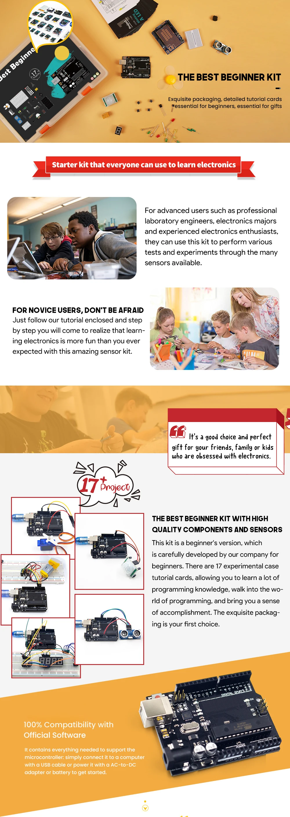 Robotlinking Project - Complete Starter Kit for Arduino