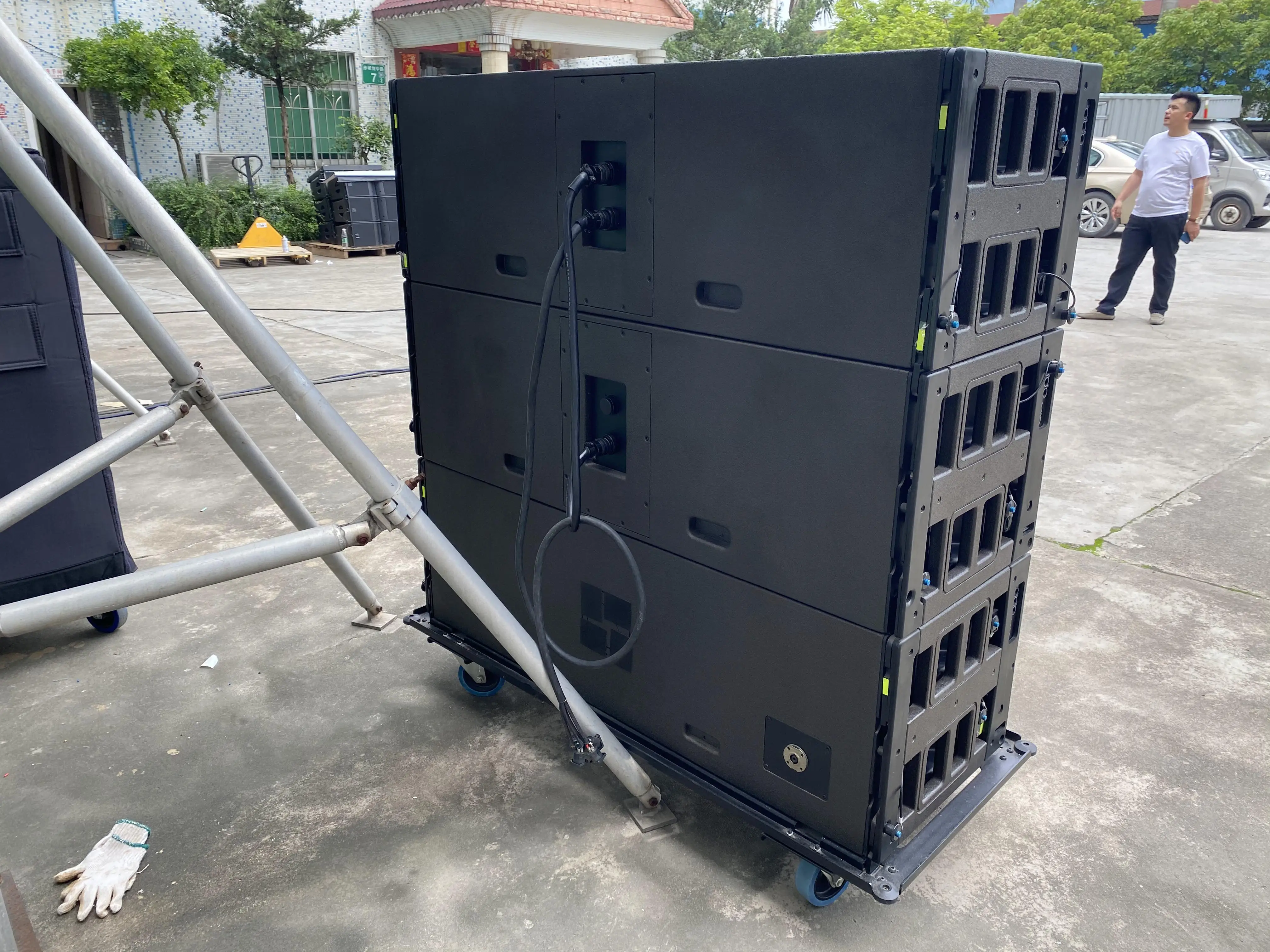 3 Way Passive Dual 15 Inch Sound System Line Array Dj Speaker Buy Line Array Speaker System 3